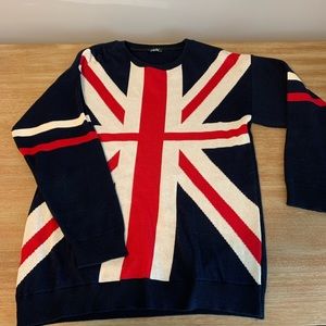 Women Union Jack Flag Sweater on Poshmark